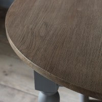 Cookham Grey Round Extending Dining Table – Serene Dining UK