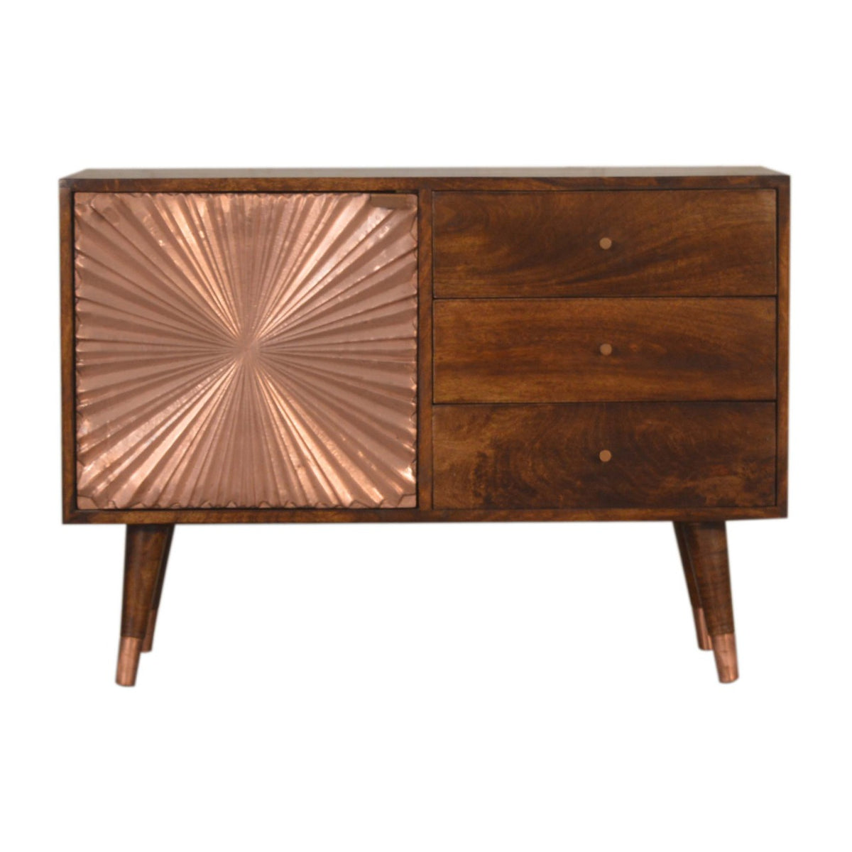 Manila Copper Sideboard with Drawers – Serene Dining UK